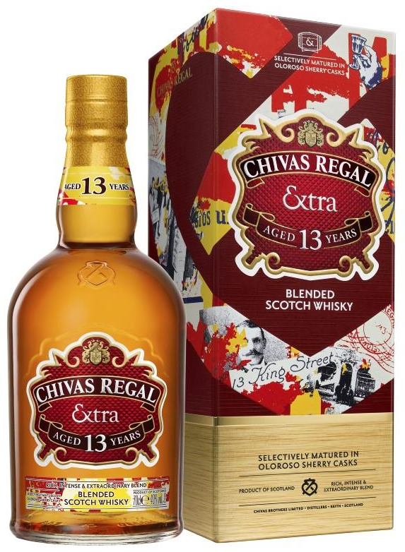 Chivas Regal Extra 13YO Sherry Cask Blended Scotch Whisky 700ml ...