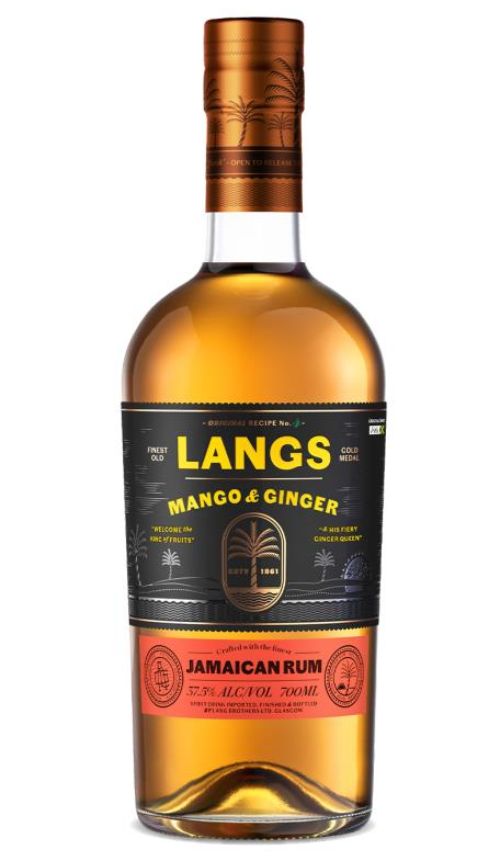 Langs Mango & Ginger Jamaican Rum 700ml - Online Liquor Store & Wine ...
